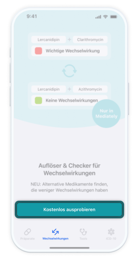 Checker & Auflöser für Wechselwirkungen von Medikamenten